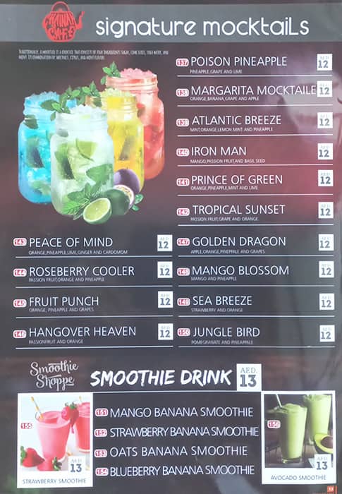 Menu at Chainak Cafe & Restaurant, Dubai