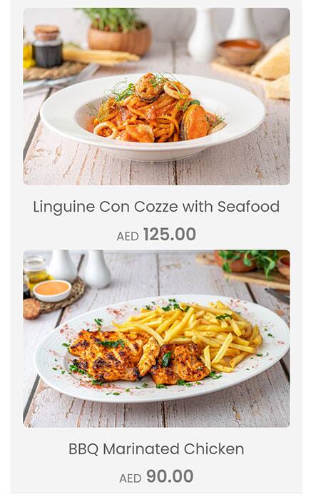 Menu at Sammach Souk Al Bahar restaurant, Dubai, Souk Al Bahar