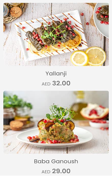 Menu at Sammach Souk Al Bahar restaurant, Dubai, Souk Al Bahar