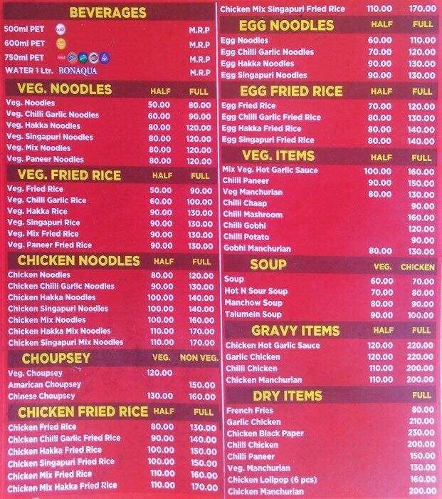 Avantika Food Corner Menu, Menu for Avantika Food Corner, Lajpat Nagar ...