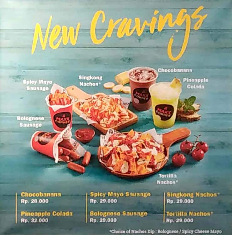 Menu at Emax Store Cafe & Lounge, Jakarta, Jln. Boulevard Barat Raya ...