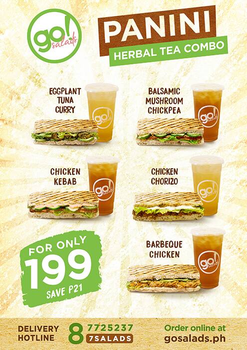 Menu at Go! Salads, Makati, G/F