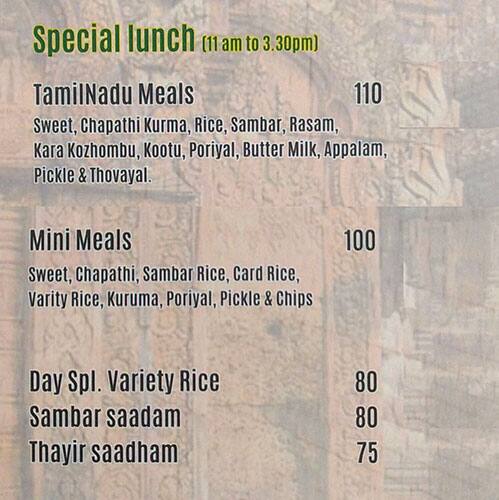 Menu at The Grand Sweets And Snacks, Chennai, 3/8