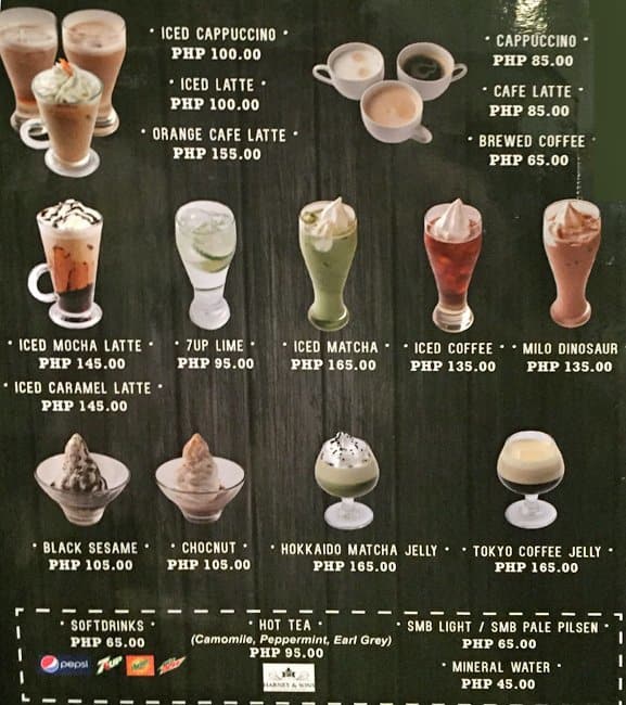 Menu at Ramen Cool restaurant, Manila, 4/L