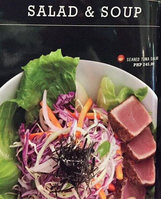 Menu at Ramen Cool restaurant, Manila, 4/L