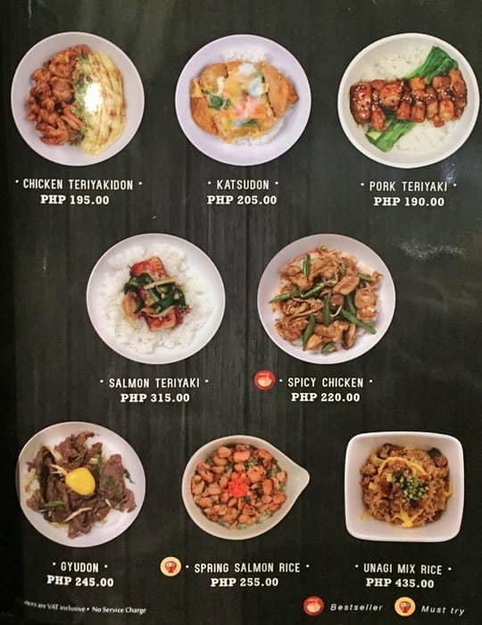 Menu at Ramen Cool restaurant, Manila, 4/L