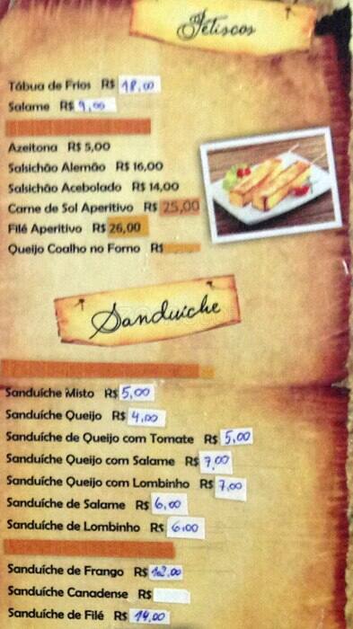 Menu em CGC Restaurante - Cantinho Gourmet do Centro, Salvador