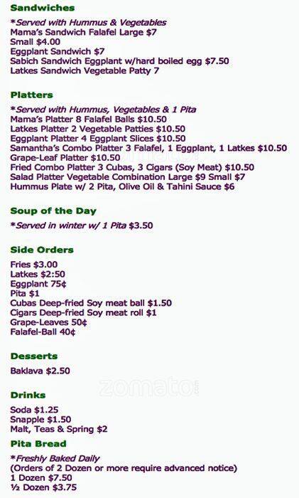 Foodery Rittenhouse Menu