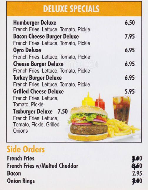 Menu at Elim Deli Cafe, West New York