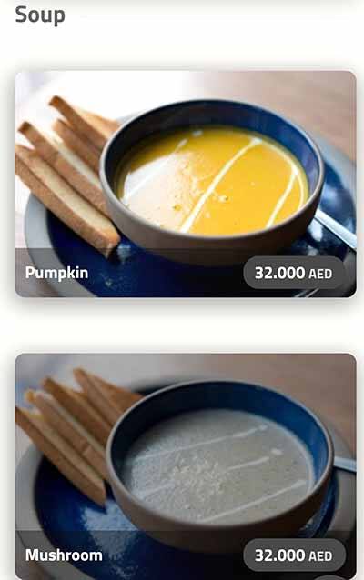 Menu at Triangle restaurants, Al Ain