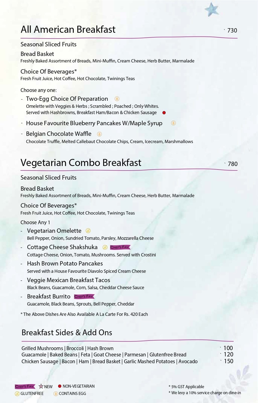 Menu at Poetry by Love and Cheesecake, Pune