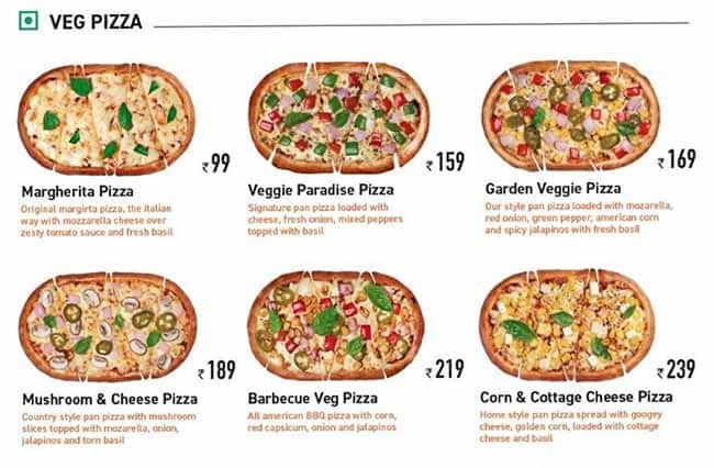 Menu of GOPIZZA, Koramangala 4th Block, Bangalore