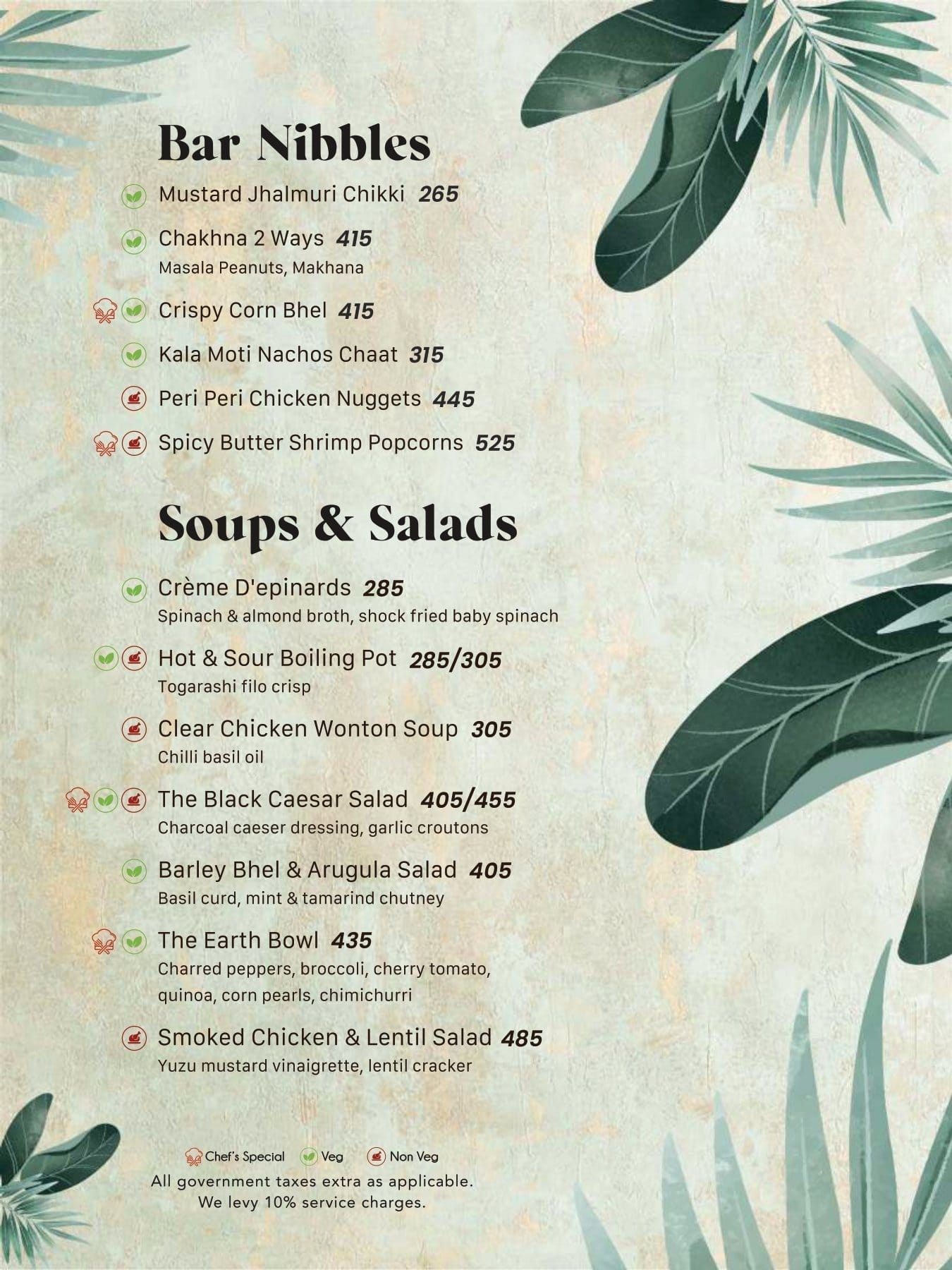 Menu of Lord Of The Drinks, Connaught Place, New Delhi