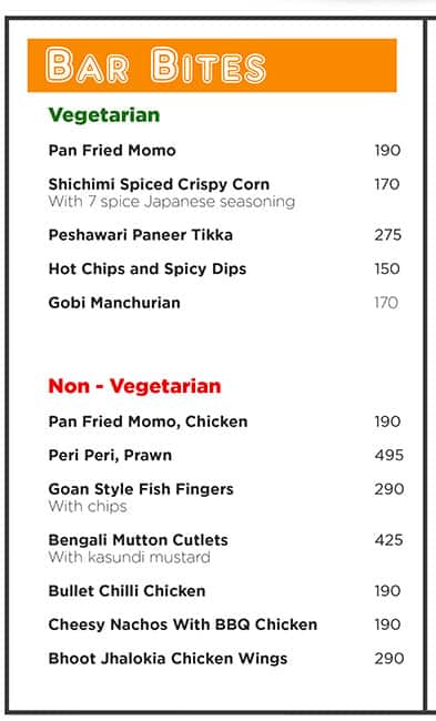 Menu at The Hub - Hotel Ibis, Pune, Hotel Ibis