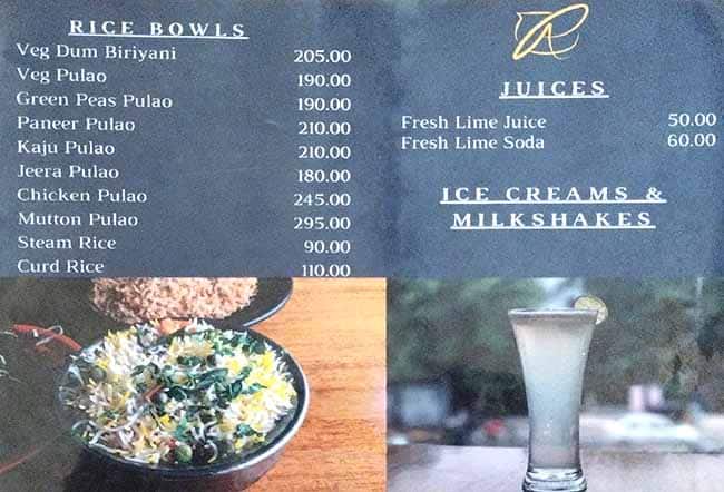 Menu at Ramaas The Hyderabadi, Chennai, 50&51