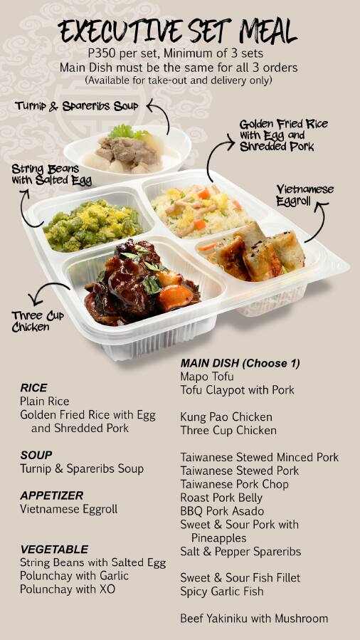 Menu at Lugang Cafe The New Glorietta, Makati