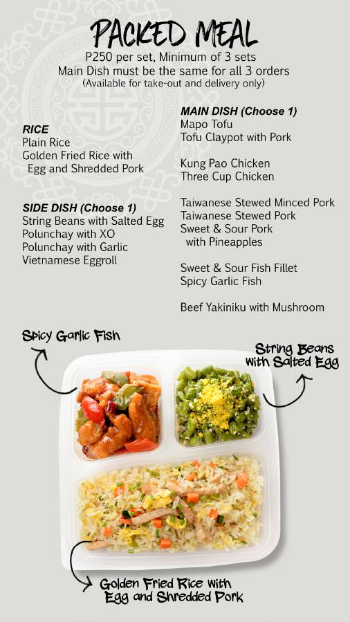 Carta de Lugang Café - O Square Greenhills, San Juan