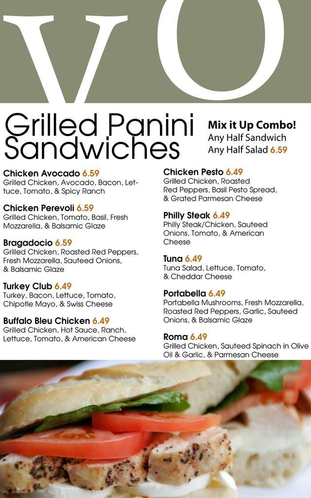 Menu at Cavo Crepe Cafe, Atlantic City