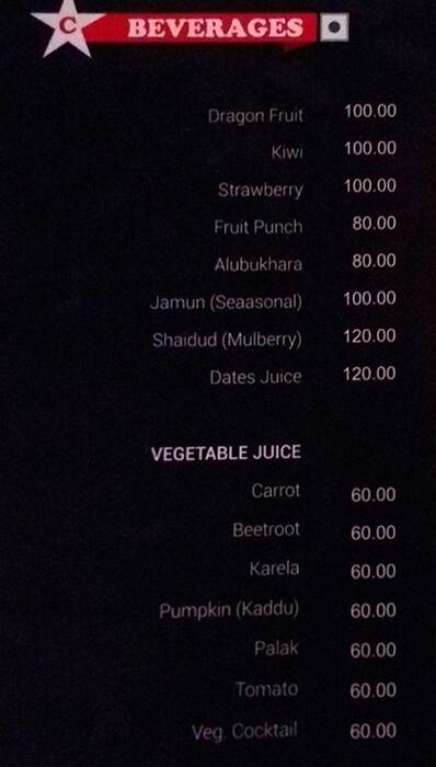 Menu at Capital Hotel - Malakpet, Hyderabad