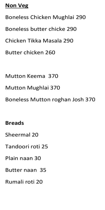 Menu at Capital Hotel - Malakpet, Hyderabad