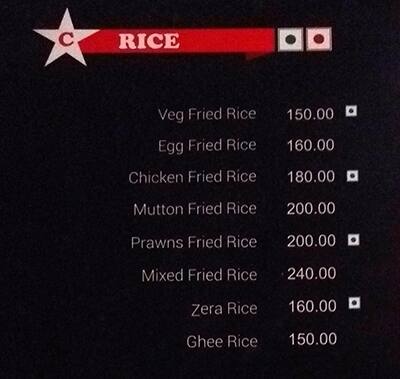 Menu at Capital Hotel - Malakpet, Hyderabad