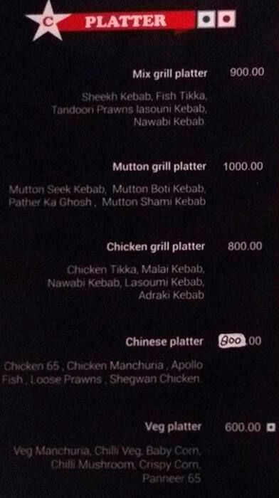 Menu at Capital Hotel - Malakpet, Hyderabad