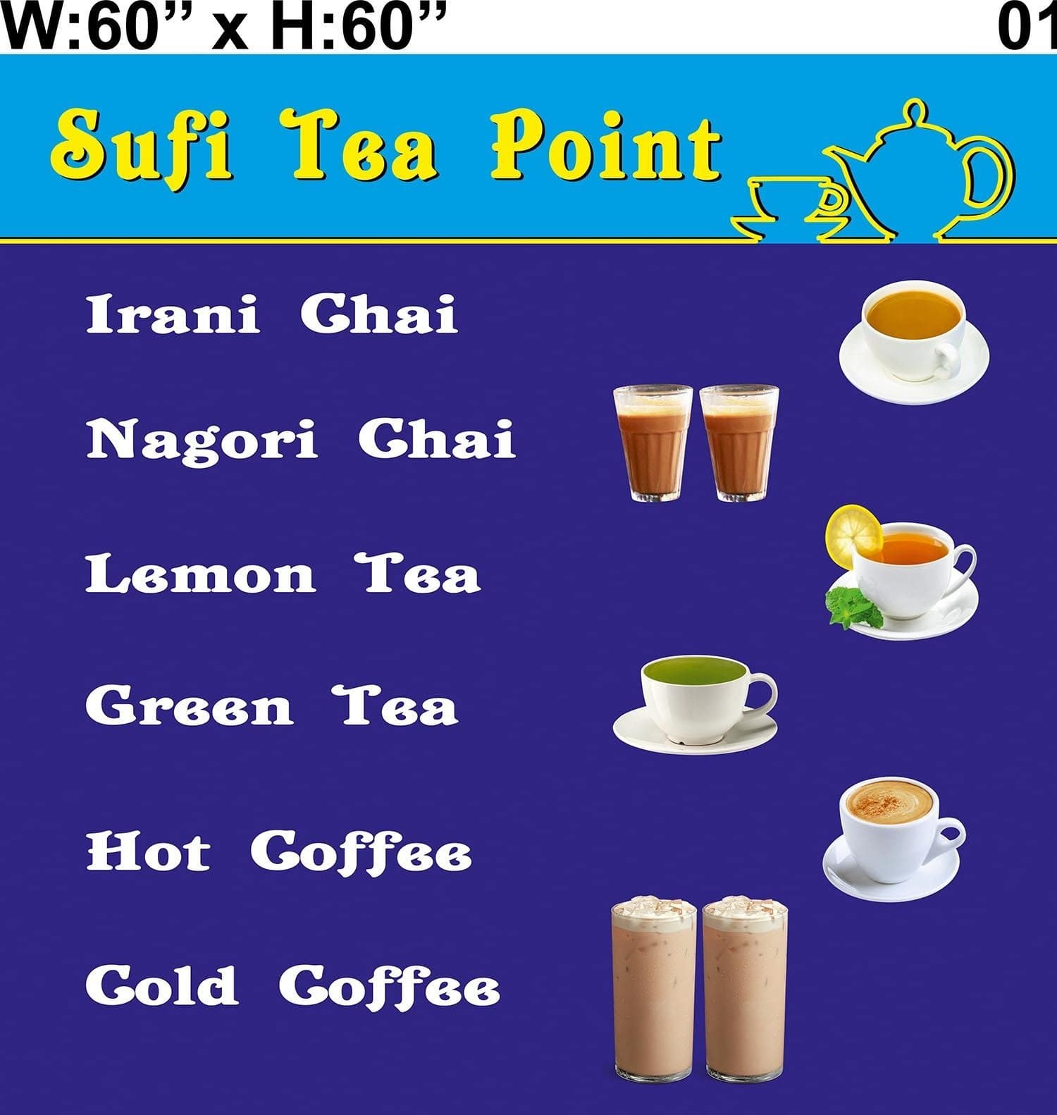 Menu of Sufi Tea Point, Jogeshwari, Mumbai