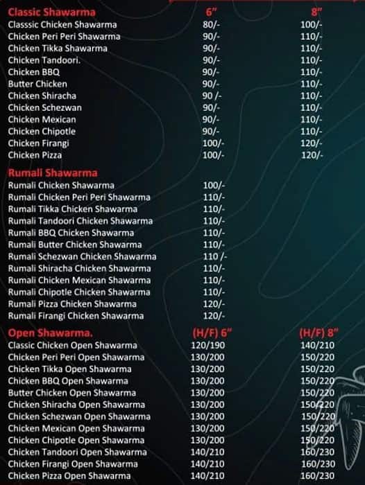 Menu of Lajawab Chicken, Malad West, Mumbai