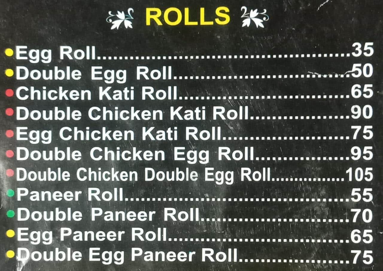Menu of Chill Chicken, Chinar Park, Kolkata