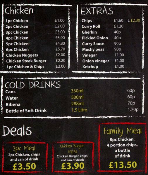 Menu at Atlantic Fish Bar Plumstead, London, 35 Lakedale Rd