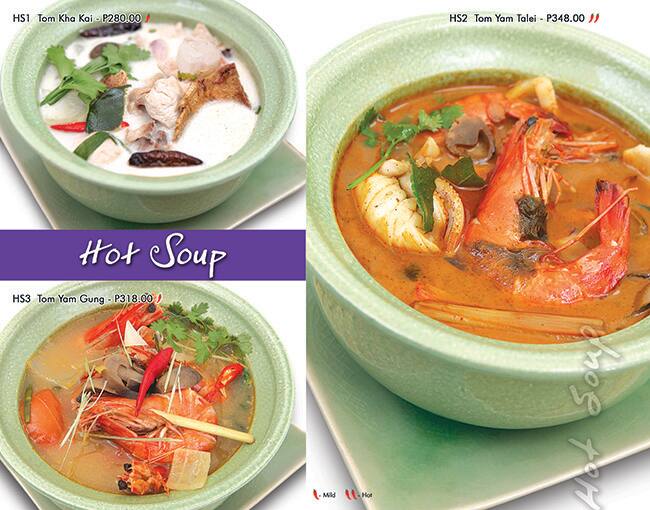 Menu at Soi (Glorietta 2) restaurant, Makati, 2nd Level Glorietta