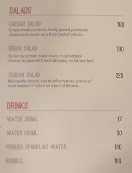 Menu at All The Perks Espresso Cafe, Ahmedabad