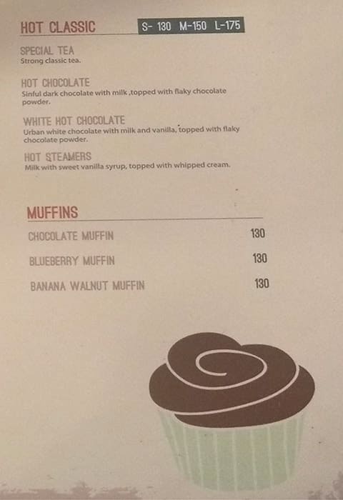 Menu at All The Perks Espresso Cafe, Ahmedabad