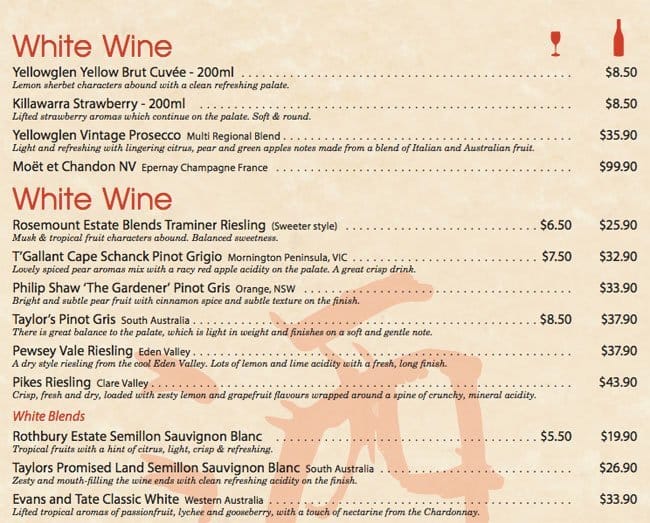 Menu at Enjoy Inn Restaurant - Hamilton, Hamilton