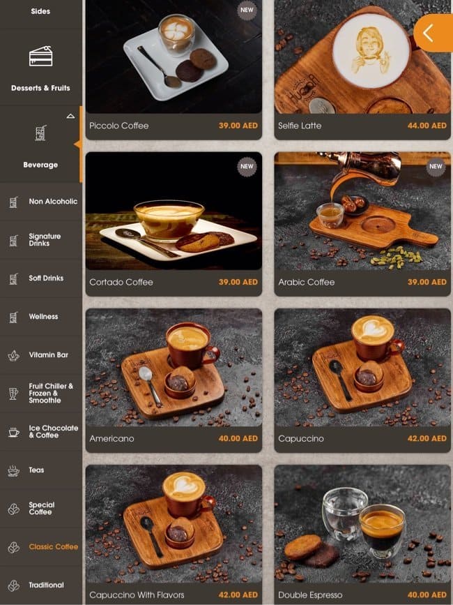 Menu at HuQQa Dubai Mall - Best Shisha Lounge & Turkish Restaurant ...