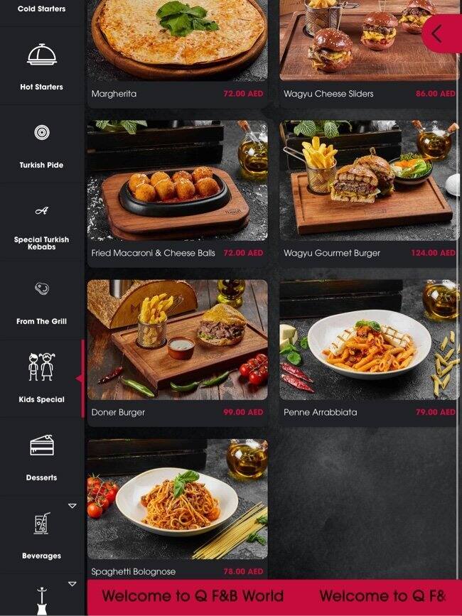 Menu at HuQQa Dubai Mall - Best Shisha Lounge & Turkish Restaurant ...