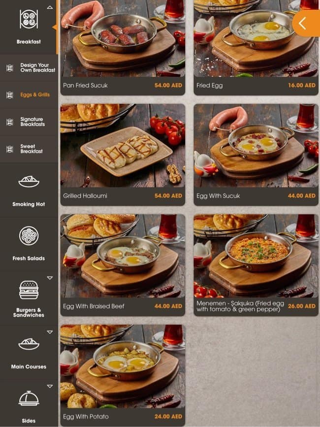 Menu at HuQQa Dubai Mall - Best Shisha Lounge & Turkish Restaurant ...