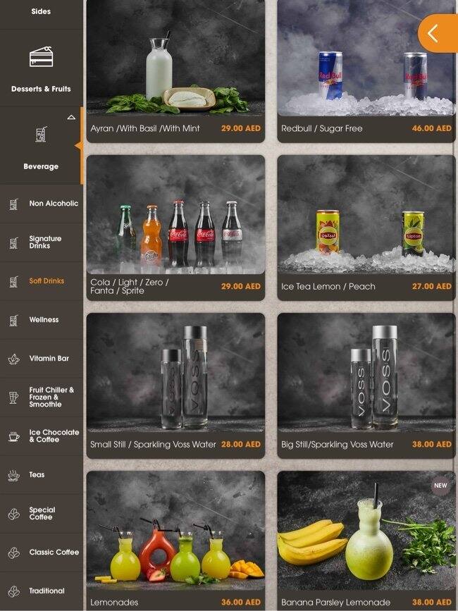 Menu at HuQQa Dubai Mall - Best Shisha Lounge & Turkish Restaurant ...