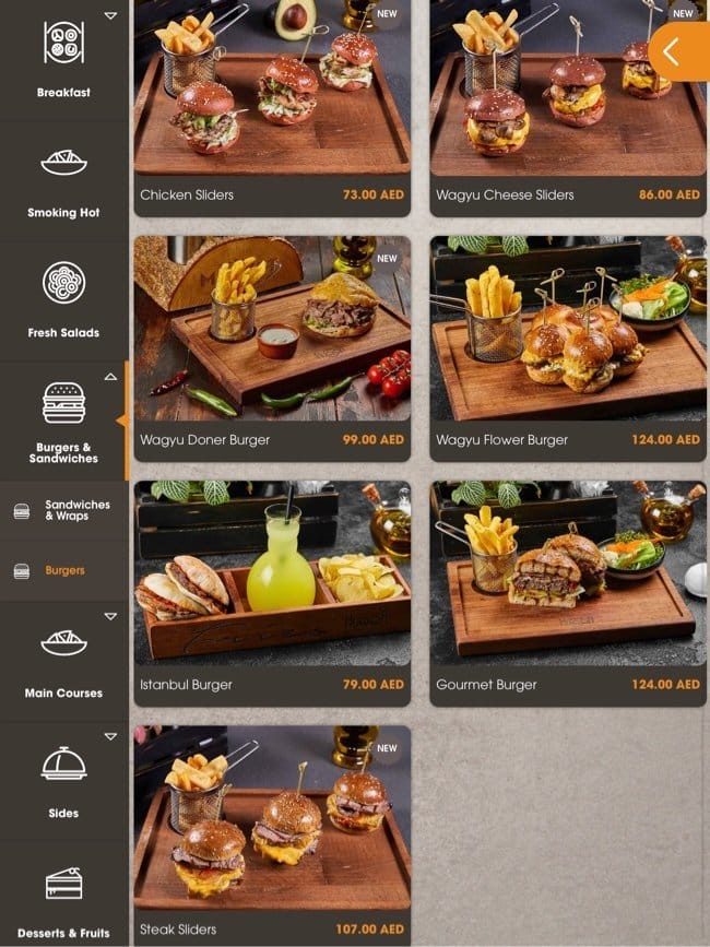 Menu at HuQQa Dubai Mall - Best Shisha Lounge & Turkish Restaurant ...