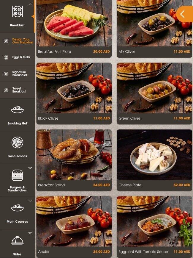 Menu at HuQQa Dubai Mall - Best Shisha Lounge & Turkish Restaurant ...