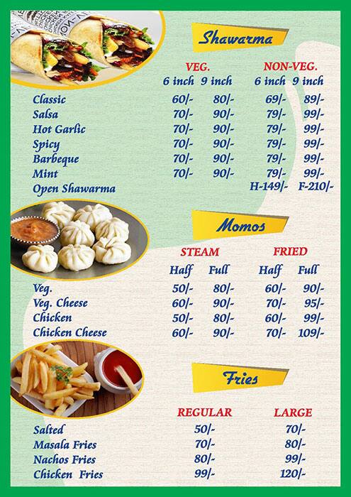 Menu of De Snaacks 24, Naupada, Thane West, Thane