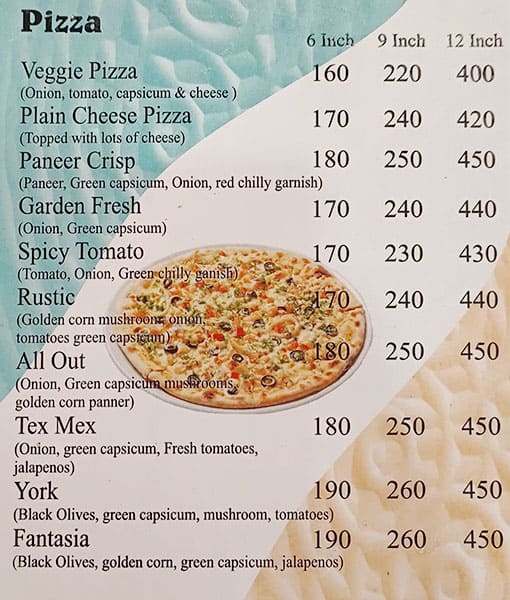 Menu of Dhvani Food Restaurant, Sakinaka, Mumbai