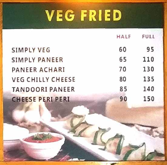 Menu at The Appetite momos, Thane, Opp ICICI Bank