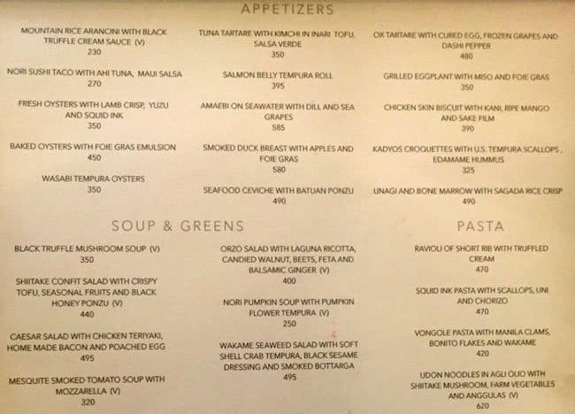 Ninyo Fusion Cuisine & Wine Lounge Menu - Zomato Philippines