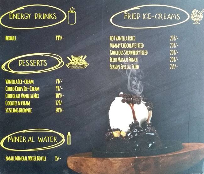 Menu at Cafe Appetito, Vadodara, 17/18