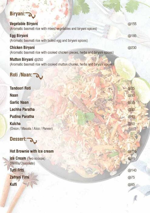 Menu at MOZAIK BBQ Grill, Kolkata, 6