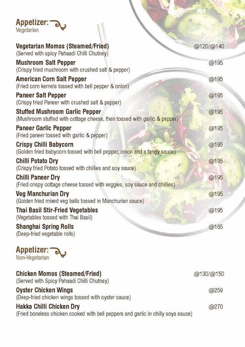 Menu at MOZAIK BBQ Grill, Kolkata, 6