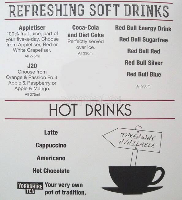 Menu at The Enkel Arms pub & bar, London