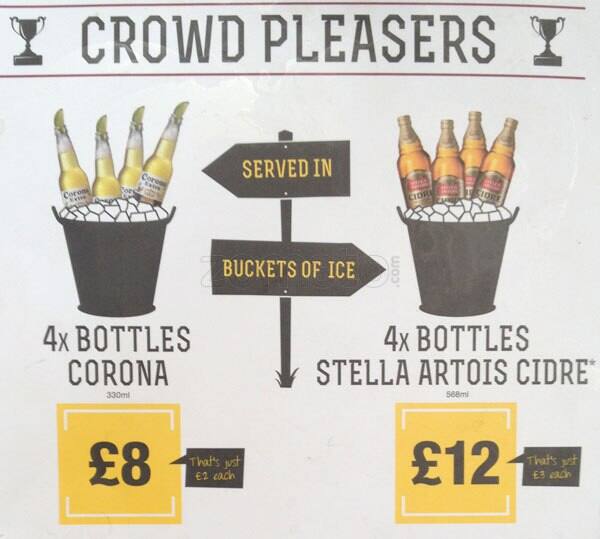 Menu at The Enkel Arms pub & bar, London