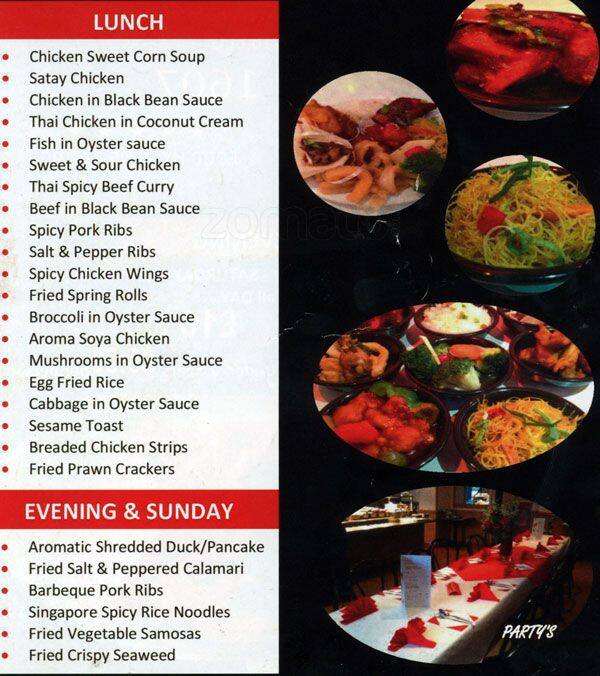 Menu at Chinese Chef restaurant, London, 189-191 Streatham High Rd